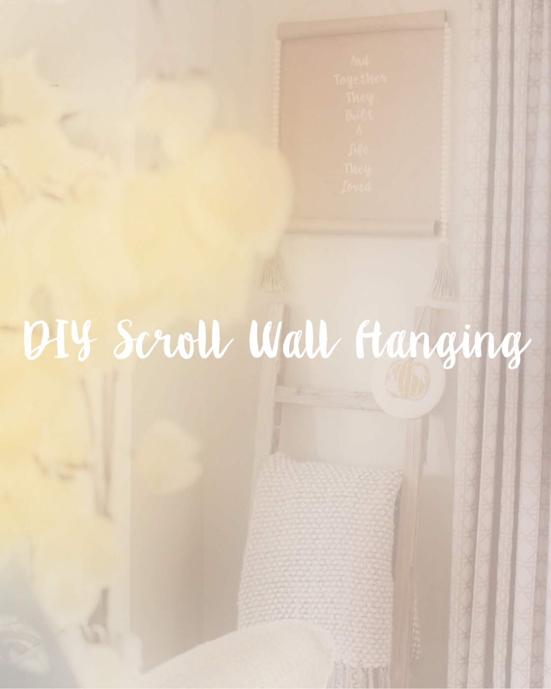 DIY Scroll Wall Hanging – The Happy Door