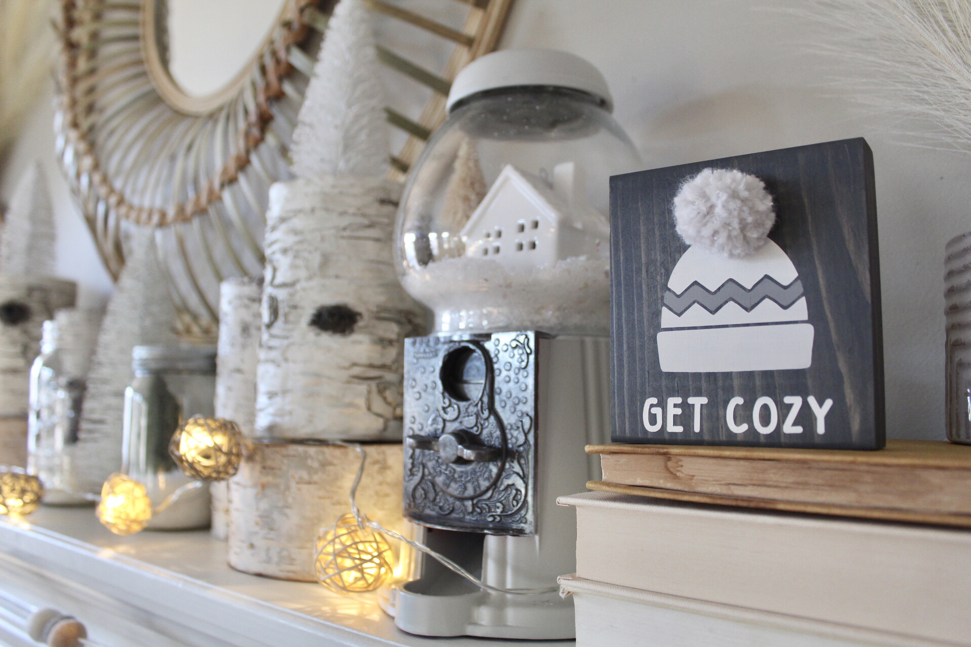 Neutral Winter Decorating – The Happy Door