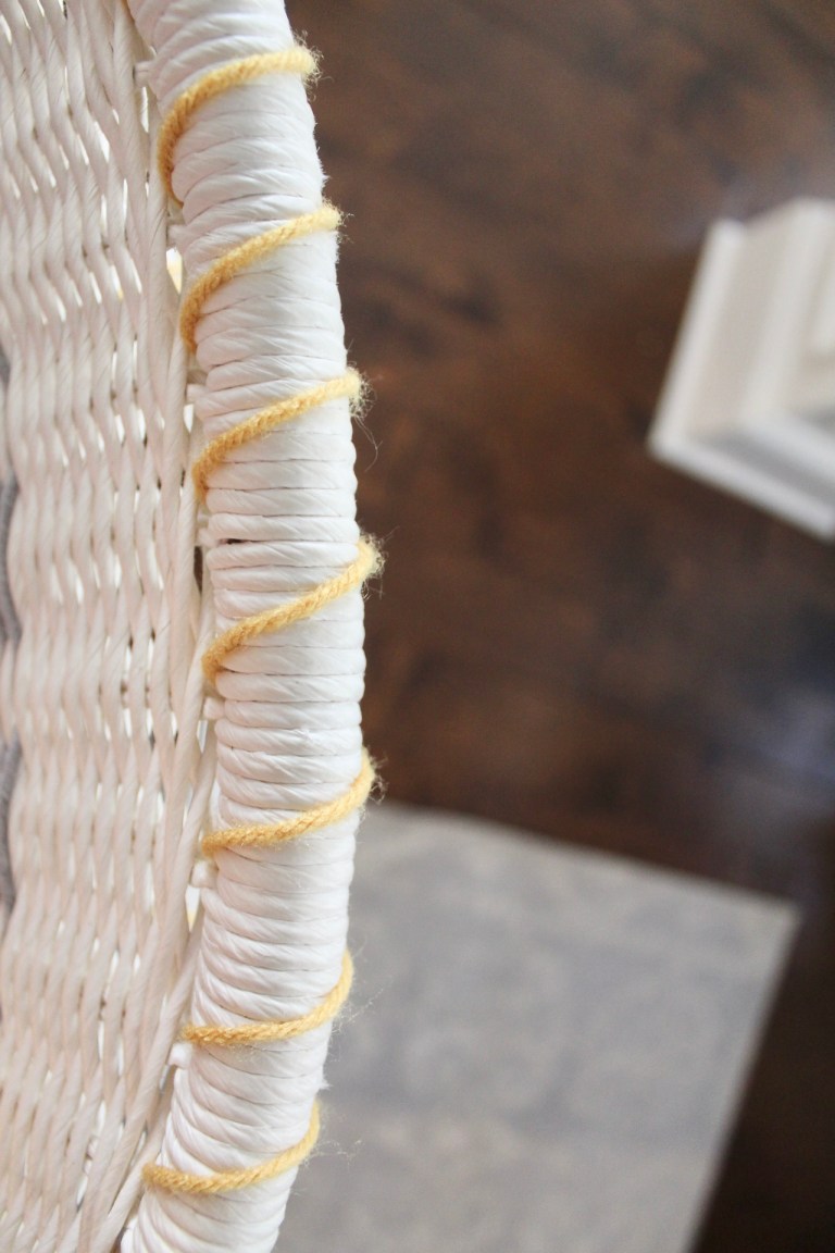 Thrifted Wicker Woven Chair – The Happy Door