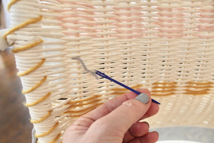 Thrifted Wicker Woven Chair – The Happy Door